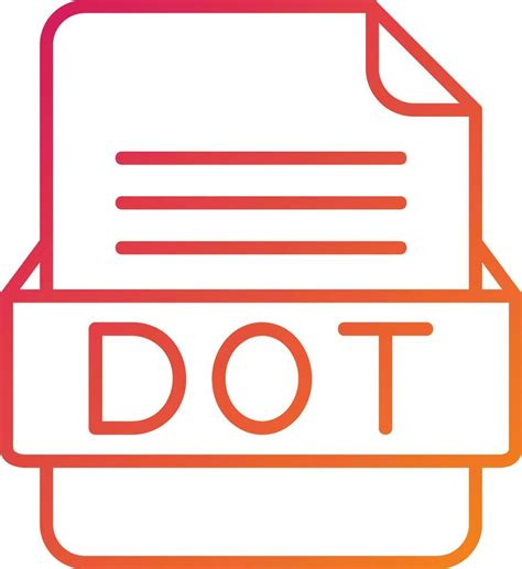 Dot File Format Icon 29149546 Vector Art At Vecteezy