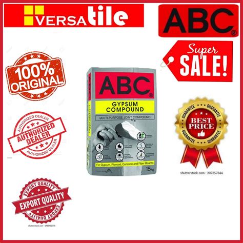 Abc Gypsum Compound Boral Compound 2kg And 15kg Multi Purpose Joint