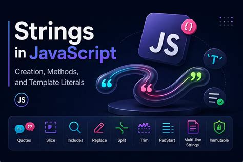 Strings In Javascript Creation Methods And Template Literals