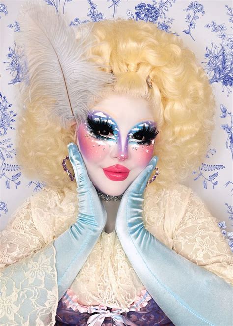 Rococo Drag Fantasy Creme Make Up Transformation Creative Photos