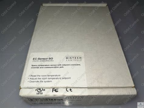 New Distech Space Temperature Sensor With Setpoint Coolwarm Override