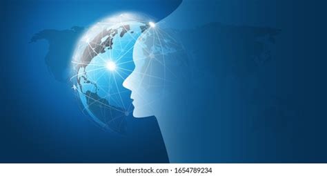 Machine Learning Artificial Intelligence Cloud Computing Stock Vector