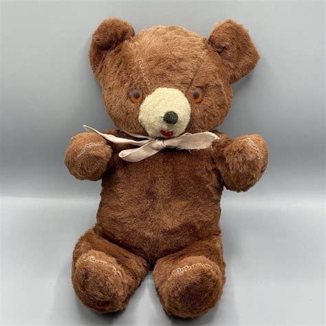 Knickerbocker Toys Vintage Knickerbocker Gund Teddy Bear 6 Amber