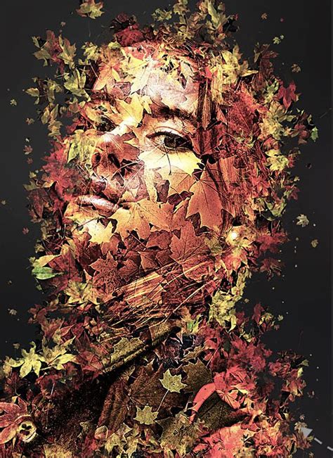 Leaves Photoshop Action
