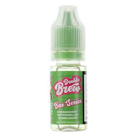 Strawberry Watermelon Bubblegum By Double Brew E Liquid Nic Salt