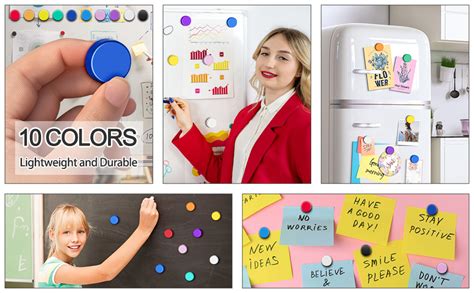 Findmag 60 Pack Refrigerator Magnets Fun Locker Magnets