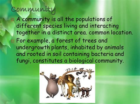 Biological Community Example