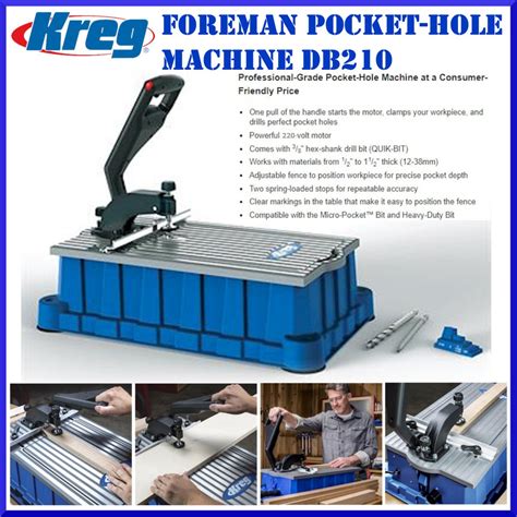 Kreg Foreman Pocket Hole Machine Shopee Philippines