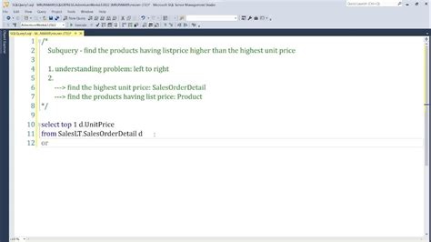 How I Teach Sql Subqueries Youtube