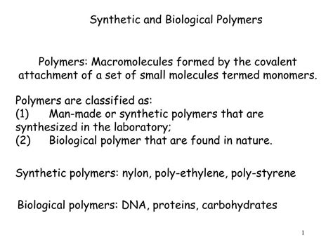 Ppt Synthetic And Biological Polymers Powerpoint Presentation Free