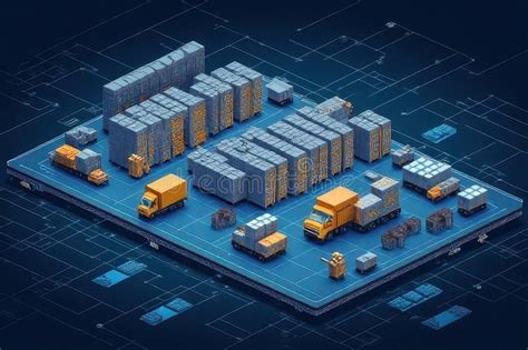 Enhanced Ai And Transportation Optimization Stock Illustration Illustration Of Deliveries