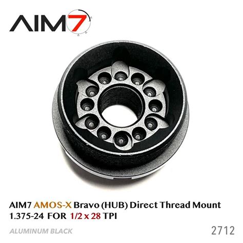 Aim7 Amos 1375 24 Bravo Hub Direct Thread Mounts 12x28 Aluminum Ebay