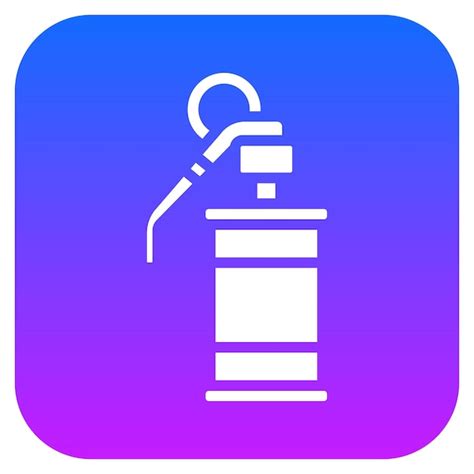 Premium Vector Smoke Grenade Vector Illustration