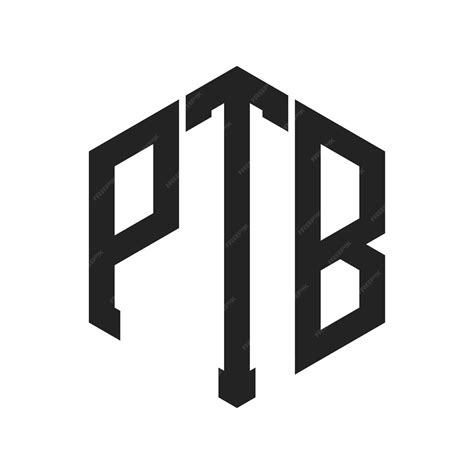 Ptb Logo Design Initial Letter Ptb Monogram Logo Using Hexagon Shape Premium Ai Generated Vector