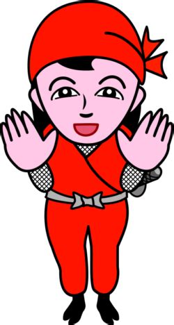 忍者キャラクターイラスト素材集 コピペok！無料イラスト素材 — Ebipop