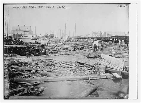 Aftermath Of The 1915 Galveston Hurricane C1900 Historic Old Photo 2
