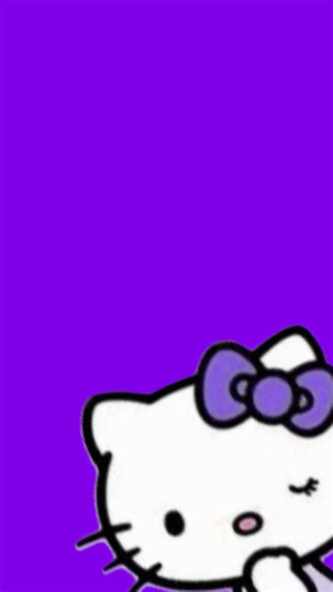 Purple Hello Kitty Hello Kitty Kitty Purple