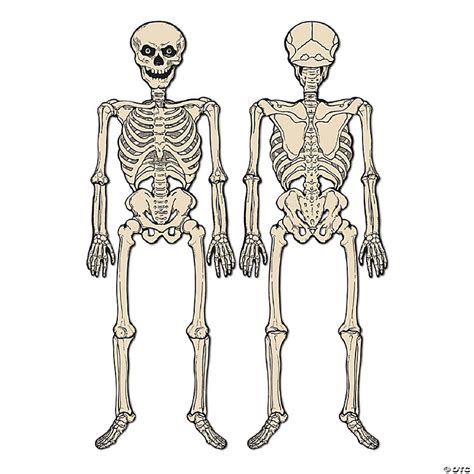 Beistle Vintage Halloween Jointed Skeleton 12 Pack Unique