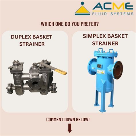 Difference Between Duplex Basket Strainer And Simplex Basket Strainer