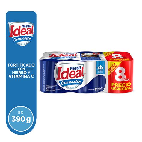 Ideal Cremosita Mezcla Láctea 8pack 390g Tienda Nestlé