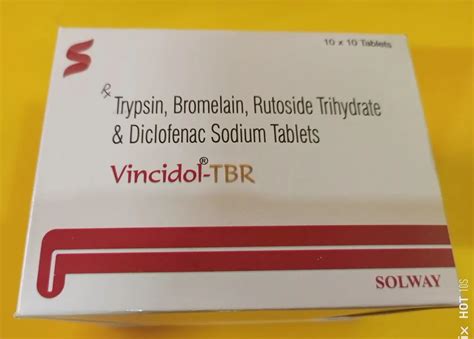 Vincidol Tbr Diclofenac Sodium Tablet 50 Mg At ₹ 255box In Bardhaman