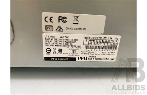 Pfu Limited Fi Series Pa03740 B001 Lot 1578155 Allbids