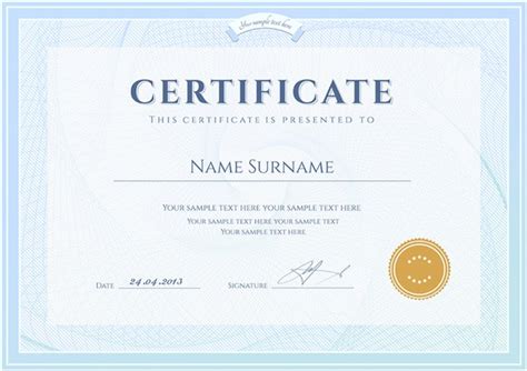 Associates Degree Certificate Sample