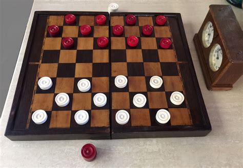 Antique Ivory Backgammon Game Counters