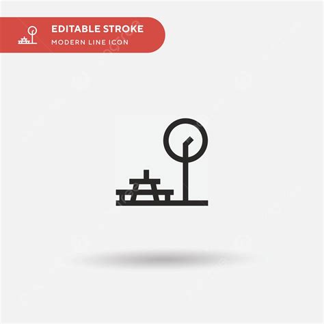 Design Template For Illustrative Symbol Of Rest Area Vector Icon Vector