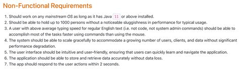 nfr not scoped clearly · issue 5646 · nus cs2103 ay2324s1 pe dev response · github