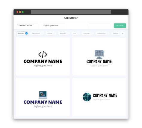 Coding Logo Design Create Your Own Coding Logos