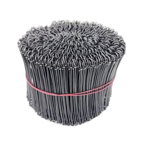 23 270 6in 16g Black Annealed Steel Double Loop Reinforcement Cable