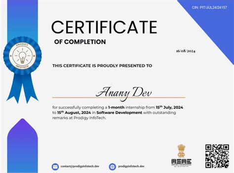 Anany Dev On Linkedin Java Softwaredevelopment Internship