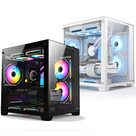 Keytech Robin Cube Dual Chamber Matx Casing Wind Net Computers