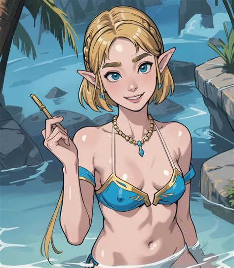 Rule 34 Ai Generated Bathing Blonde Hair Blue Eyes Nipples Visible