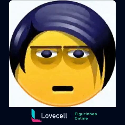 Figurinha Emoji Emo Assoprando A Franja Para Whatsapp Lovecell