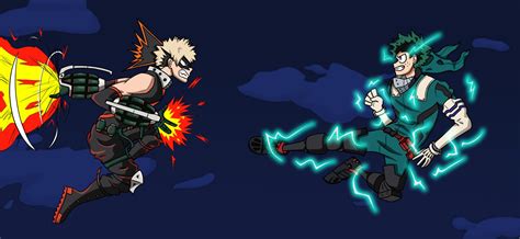 My Deku Vs Bakugou Fan Art R Bokunoheroacademia