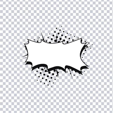 Premium Psd Free Vector Psd Speech Bubble Vector In Halftone Style Set