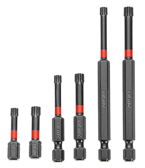 Teng Tools Txp5001001 Impact Bit Tx10 50mm Length 14 Hex Drive 1 Pie