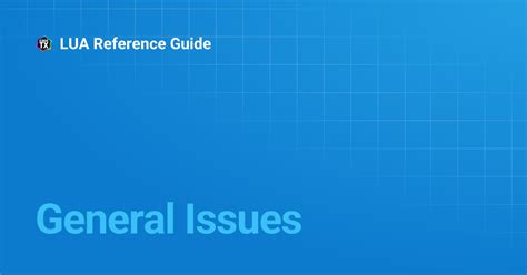 General Issues Otx 23 Lua Reference Guide