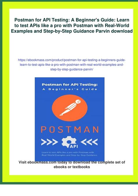 Summary Postman For Api Testing A Beginners Guide Learn To Test Apis Like A Pro With Postman