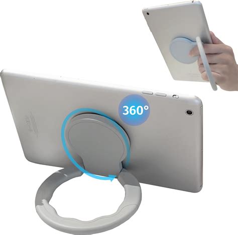 Mruozrui Universal Tablet Stand With Built In Ring Holder 2
