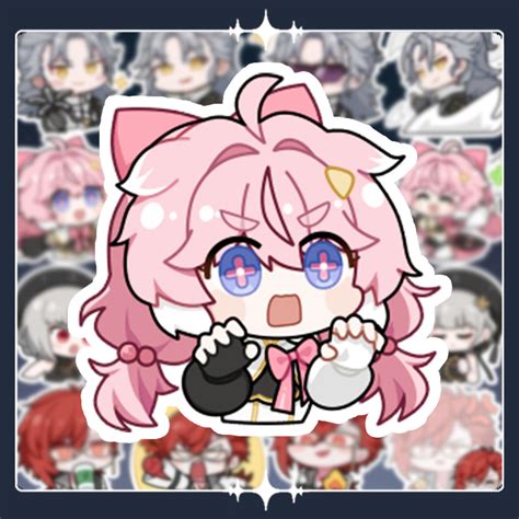 [wuthering Waves] Chibi Encore Aalto Sanhua And Mortefi Sticker Shopee Malaysia