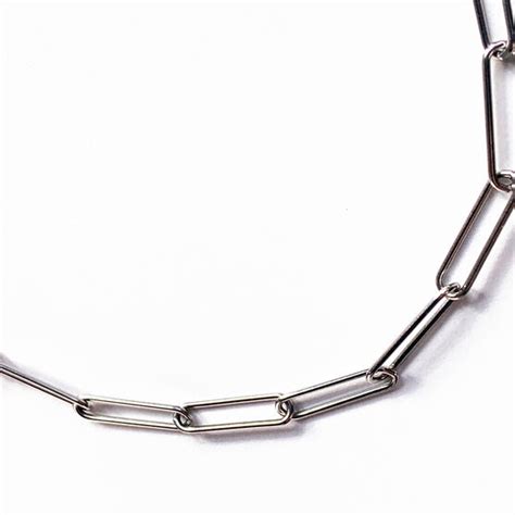 Paperclip Silver Necklace Jewellery Tate Shop Tate