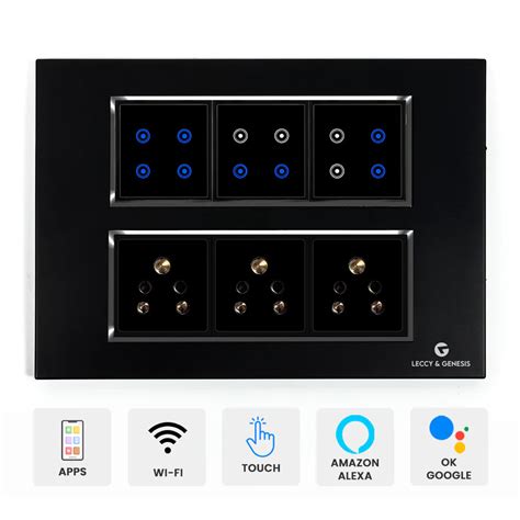 Buy Landg 12 Modular Smart Switch Plates Leccy And Genesis Leccy And