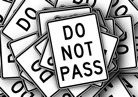 No Passing Sign