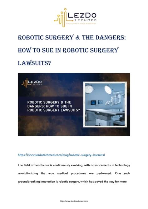 Ppt Robotic Surgery Unleashing Precision Redefining Healthcare