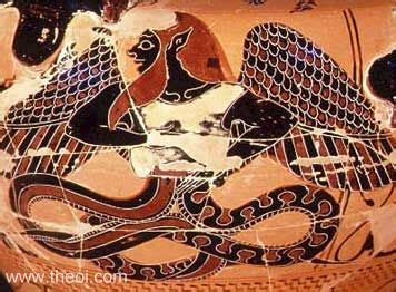 Typhoeus Monster Storm Giant Greek Mythology Typhon W Pictures