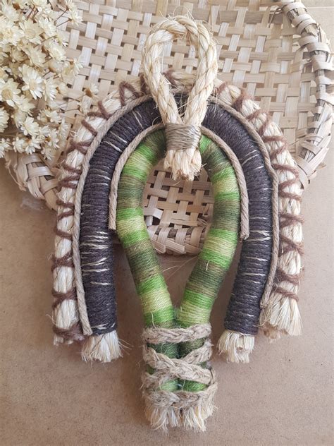 Cocar Decorativo Em Macrame Mini Elo7 Produtos Especiais