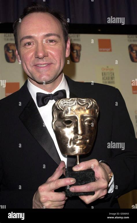 Actor Kevin Spacey With His Best Actor Bafta For American Beauty At The